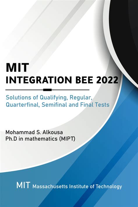 PDF MIT INTEGRATION BEE 2022 Solutions Of Qualifying Regular
