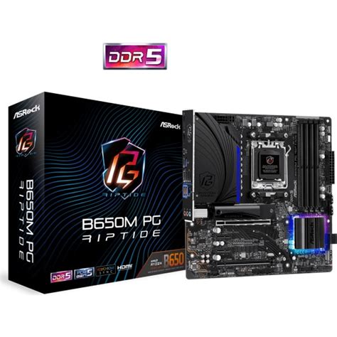 Материнская плата Asrock B650m Pg Riptide Am5 Matx — купить по
