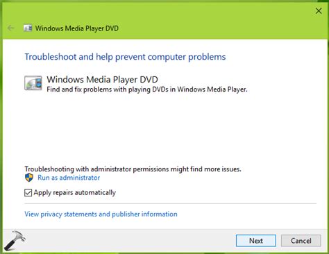 Fix Problems With Windows Media Player In Windows