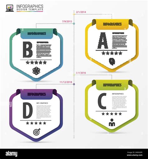 modern timeline design template business concept vector illustration stock vector image and art