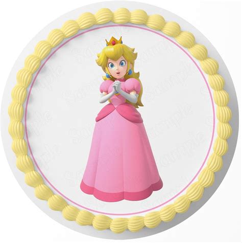 Cakecery Princess Peach Mario Luigi Edible Cake Topper