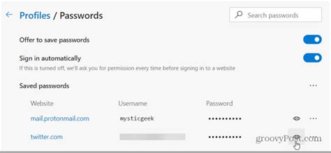 How To View Saved Passwords In Microsoft Edge