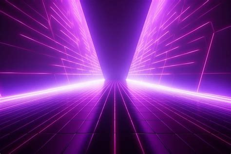 Neon Background And Copy Space Premium Ai Generated Image