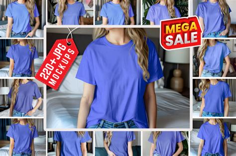 Blue Comfort Colors 1717 Mockup Bundle Graphic By Misba Design