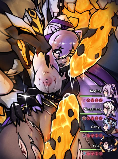 Rule 34 1girls 2monsters Bite Mark Blood Blood Drip Blood Trail