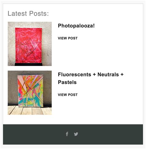 Adding Blog Posts To Your Emails Weebly Support US