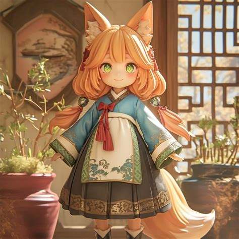 구미호 캐릭터 Ai 디자인 포트폴리오 크몽