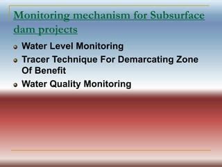 Subsurface Dam Final Ppt
