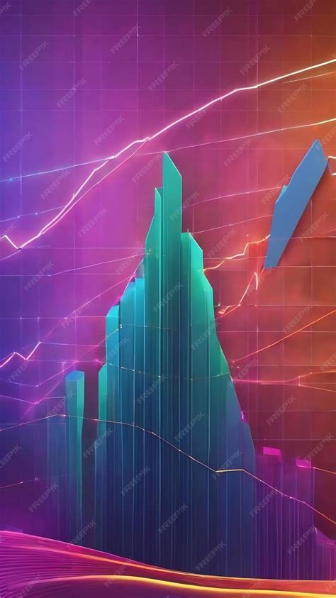 Premium Ai Image Stock And Graph Design Background Business Graph
