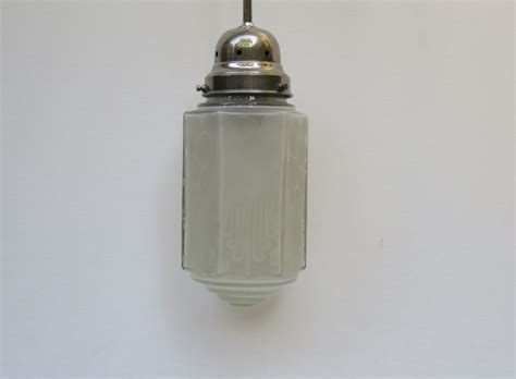 Vintage Art Deco Hexagonal Pendant Lamp For Sale At Pamono