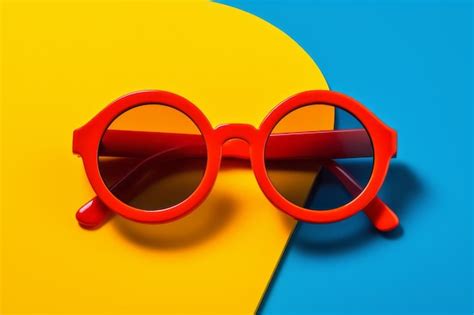 Premium Photo Fashion Sunglasses And Glasses Concept On Retro