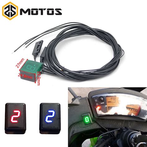 Universal 6 Speed Digital Gear Indicator Display Shift Lever Sensor On