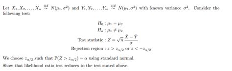 Iid Iid Let X X X Following Test N Chegg Com