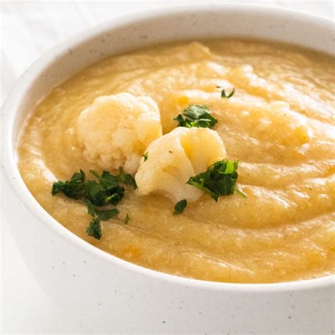 Crockpot Cauliflower Soup Vegan Brooklyn Farm Girl