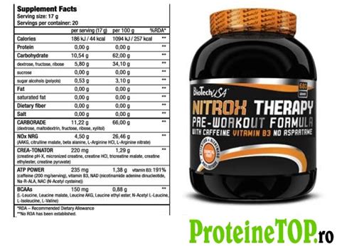 Nitrox Therapy Biotech Usa Proteinetop