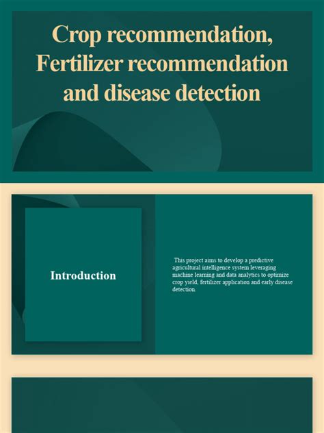 Crop Recommendation Fertilizer Recommendation And Disease Detection