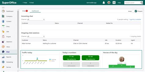 View Chat Statistics SuperOffice Docs