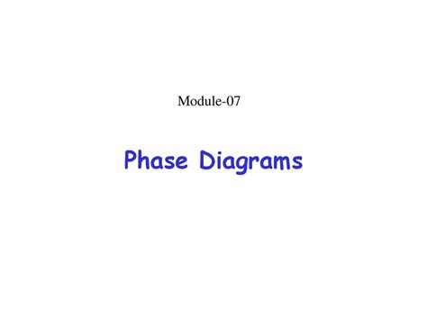 Phase Diagrams Slides Docsity