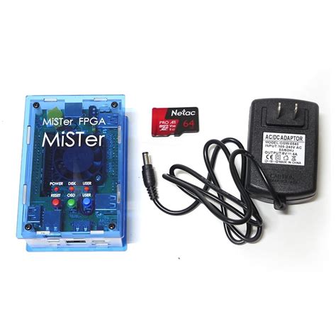 Qmtech Mister Mainboard Sdram With Io Shell And 64 Gb Card Vga Rgbs Snac Port For Retro Video