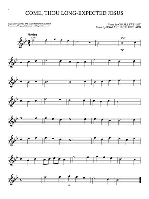 Buy Christmas Carols For Flute 10 Holiday Favorites Online At 10
