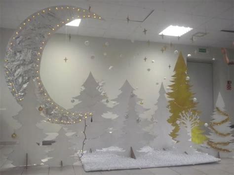 Как украсить школу и класс на Новый год 2025 70 фото идей Yılbaşı Kış