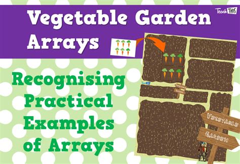 Vegetable Garden Arrays Teacher Resources And Classroom Games