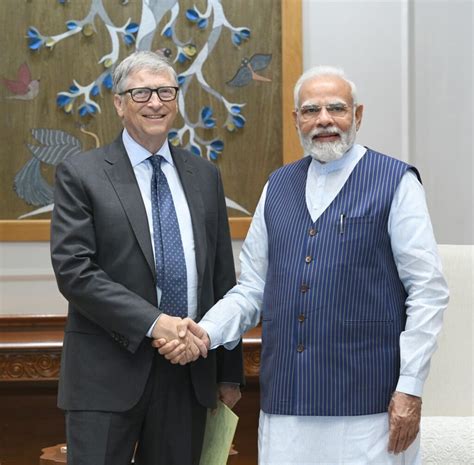 Pm Modi Meets Bill Gates Indian Psu Public Sector Undertaking News