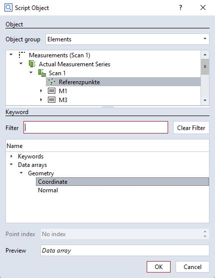 reference points and mesh data — add on documentation