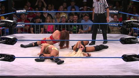 Xplosion Match Taryn Terrell Vs Madison Rayne Vs Angelina Love Youtube