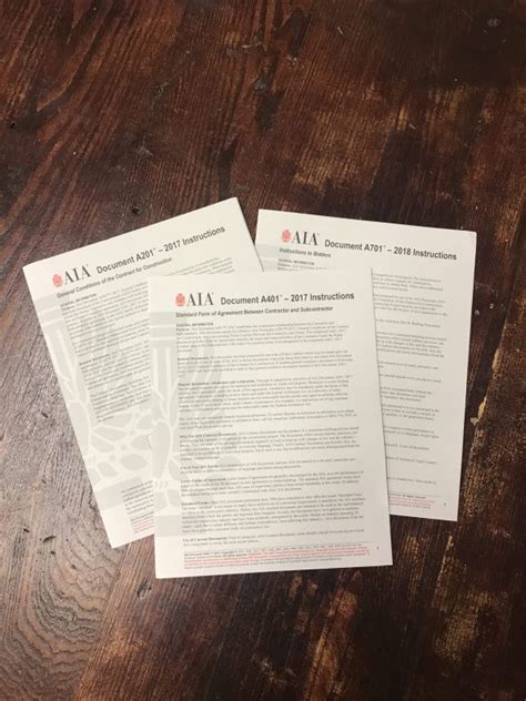 Aia Document Bundle A201 2017 A401 2017 A701 2018 License To Pass