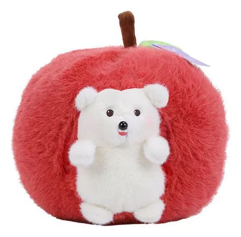 Brinquedo De Pelúcia Boneca Ouriço Maçã 30cm Parcelamento Sem Juros