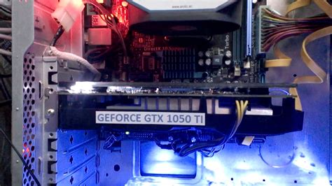 БЭКПЛЕЙТ для видеокарты GeForce GTX 1050 Ti с LED подсветкой - YouTube