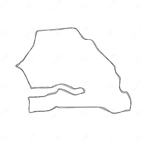 塞内加尔简化草绘图 向量例证 插画 包括有 草图 投反对票 例证 地理 国家（地区） 解决方法 326032073