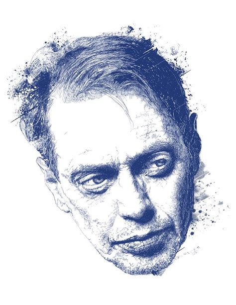 Steve Buscemi Digital Art By Chad Lonius Fine Art America
