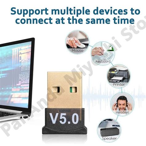 USB BT Bluetooth Dongle Adapter Receiver AndeeMart