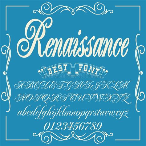 Oud Label Lettertype Genaamd Elegant Fontfont Lettertype Script Oud
