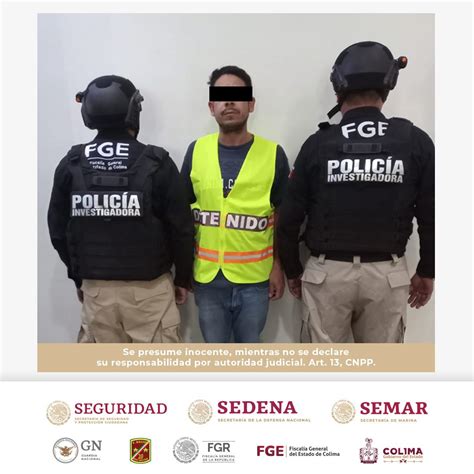 Fiscalía de Colima informa que detuvo al presunto autor material del asesinato de Alfredo Chávez