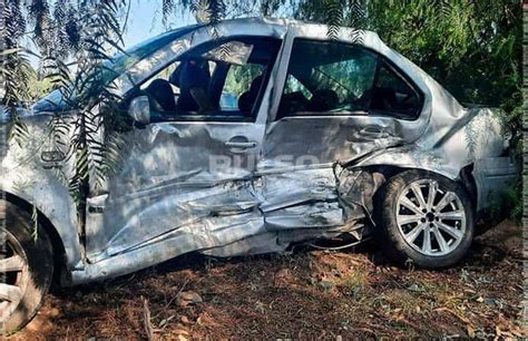 Dos Lesionados En Fuerte Choque En La Carretera 57
