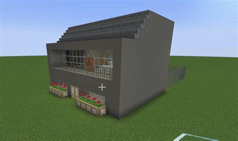 Brutalist House I Made In Minecraft R Brutalism