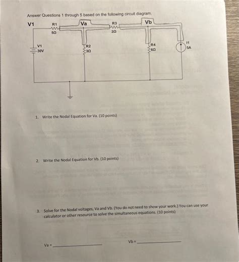 Solved Answer Questions 1 Throuah 5 Based On The Following Chegg