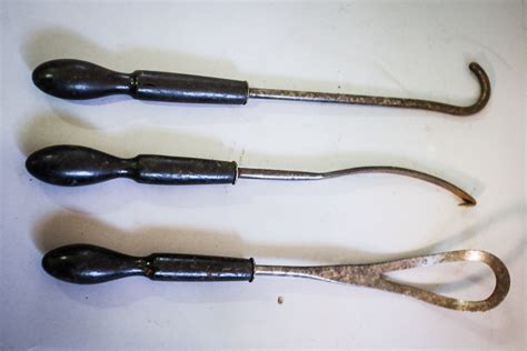 3 Early Obstetrical Instruments Fleaglass