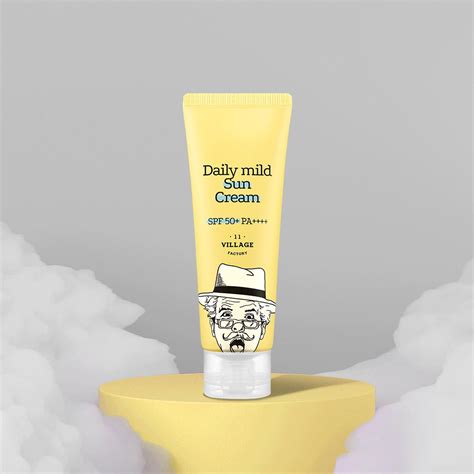 빌라쥬11팩토리 데일리 마일드 선크림 Spf50 Pa