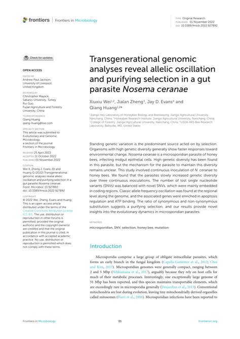 Pdf Transgenerational Genomic Analyses Reveal Allelic Oscillation And