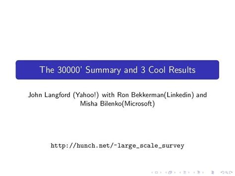 Pdf Scaling Up Machine Learning The Tutorial Kdd 2011 Part Iii