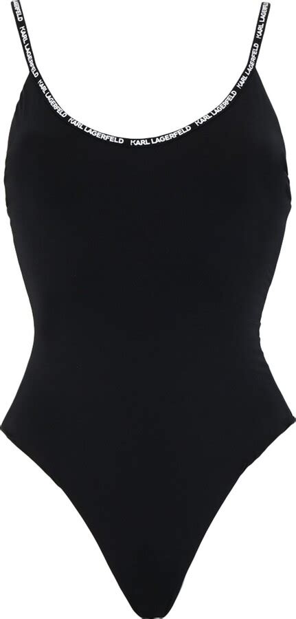 Karl Lagerfeld Paris One Piece Swimsuit Black Shopstyle