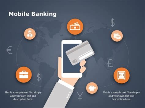 Mobile Banking Process Powerpoint Template