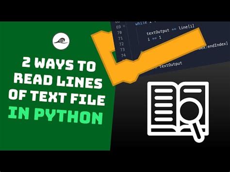 Python Read Data From Text File Ways YouTube