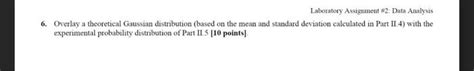 Laboratory Assignment 2 Data Aalysis 6 Overlay A