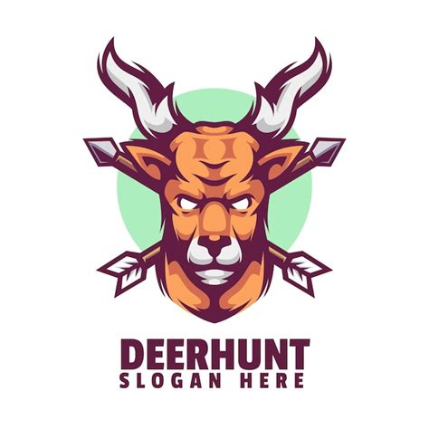 Diseño de logotipo de mascota de artista Vector Premium