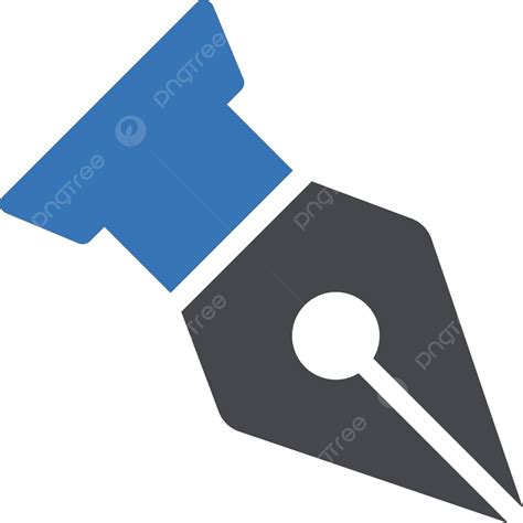 Pen Nib Contemporary Business Style Vector Contemporary Business Style Illustration